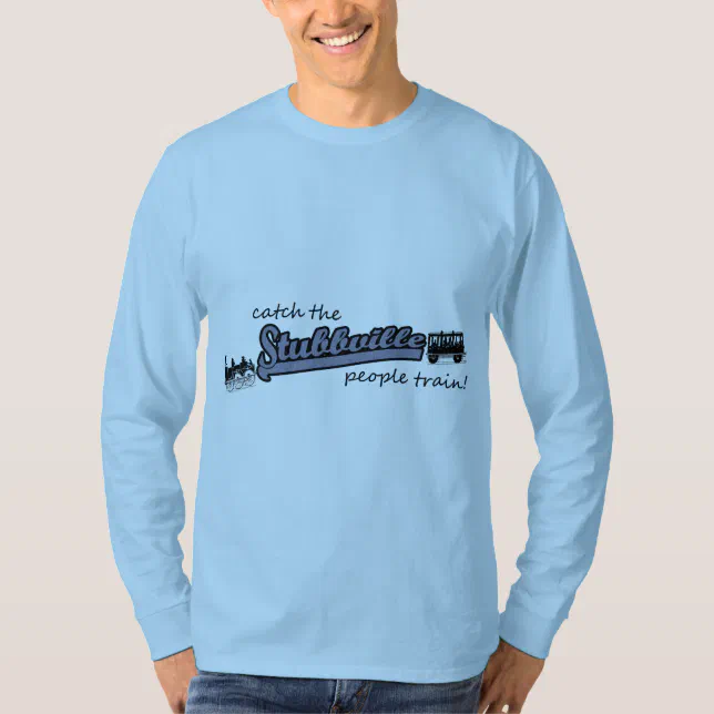 stubbville - people train T-Shirt | Zazzle