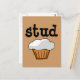 Stud Muffin, Cute Funny Baked Good Postcard | Zazzle