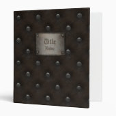 Studded Leather Armor With Plaque 3 Ring Binder | Zazzle