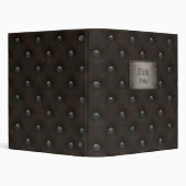 Studded Leather Armor With Plaque 3 Ring Binder | Zazzle