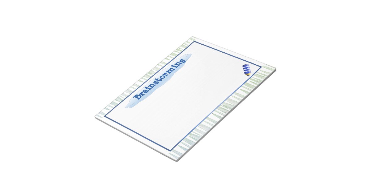 Student Brainstorming and Formula Notepad | Zazzle