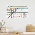 Student Development Transit System Map Print | Zazzle