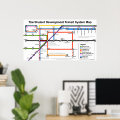 Student Development Transit System Map Print | Zazzle