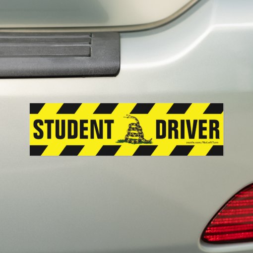 Student Driver Bumper Sticker | Zazzle