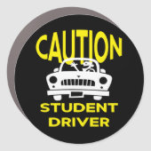 Student Driver Caution Car Safety Warning Car Magnet | Zazzle