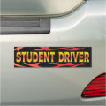 Student Driving Learner Safety Warning Driver Car Magnet | Zazzle