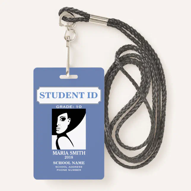 STUDENT ID BADGE | Zazzle