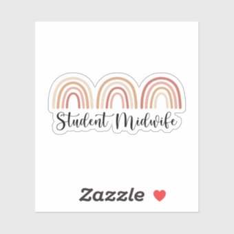 Student Midwife, Midwifery Student Sticker | Zazzle