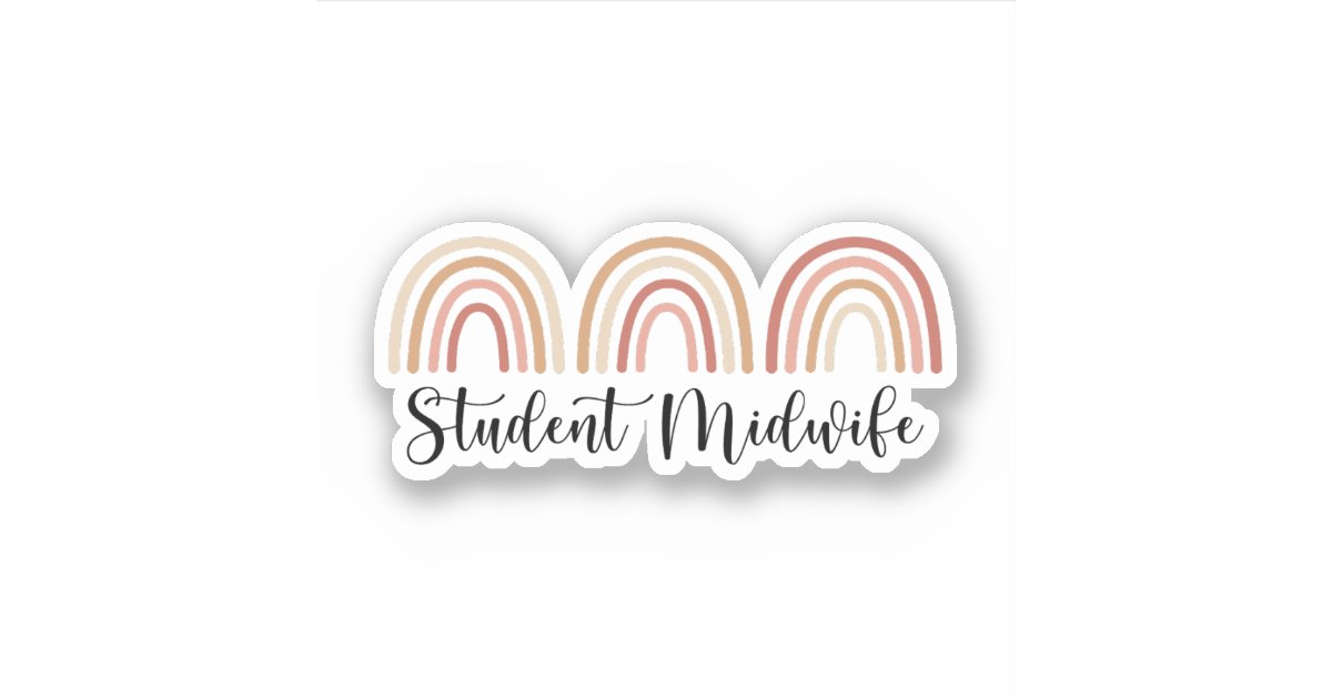 Student Midwife, Midwifery Student Sticker | Zazzle