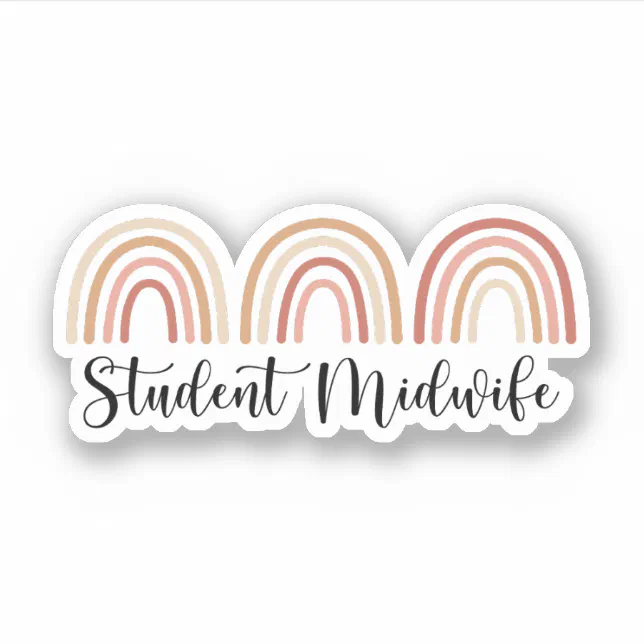 Student Midwife, Midwifery Student Sticker | Zazzle