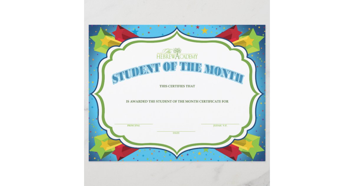 Student of the Month | Zazzle