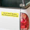 Student Proud Parent Honor Student Bumper Sticker | Zazzle