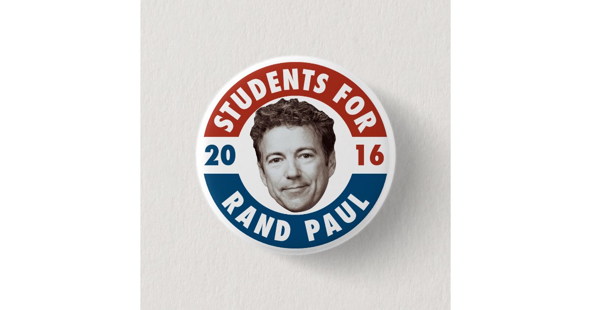 Students for Rand Paul - Vintage campaign button | Zazzle