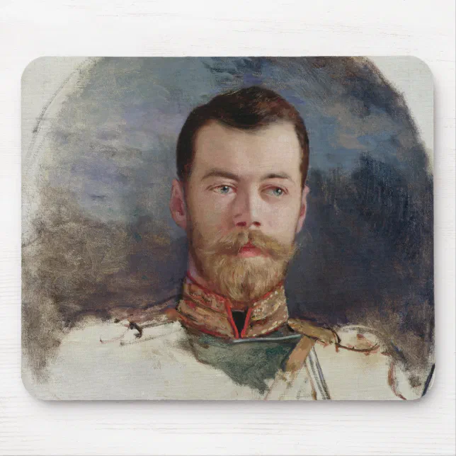 Study for a portrait of Tsar Nicholas II 1898 Mouse Pad | Zazzle