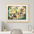Study for Green Border | Kandinsky Framed Art | Zazzle