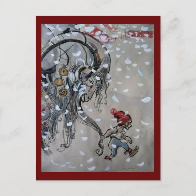 Study for Julbocken (yule goat) 1911 Postcard | Zazzle