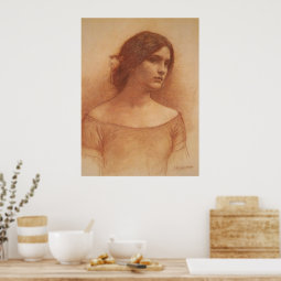 Study for The Lady Clare Poster | Zazzle