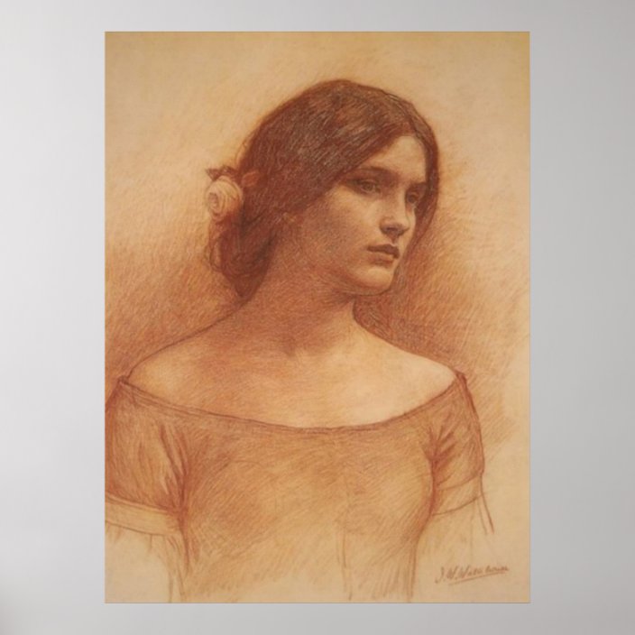Study for The Lady Clare Poster | Zazzle.com
