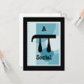 Study Party or Benefit Pi Pie Social Invitations | Zazzle