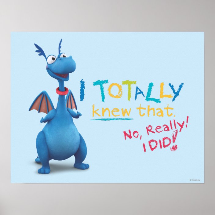Stuffy - I Totally Knew that Poster | Zazzle.com