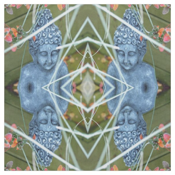 Buddha fabric | Zazzle