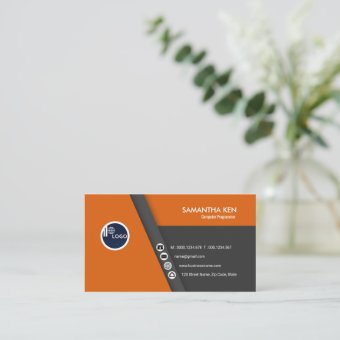 Stunning Creative Elegant Programmer Business Card | Zazzle