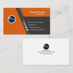 Stunning Creative Elegant Programmer Business Card | Zazzle