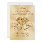 Stunning Diamond Invitations PERSONALIZED | Zazzle