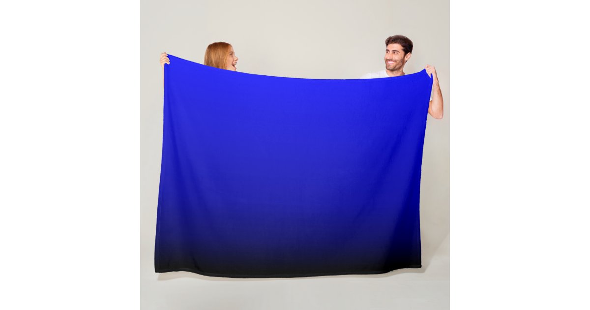 Stunning Electric Blue Fleece Blanket | Zazzle