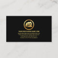 Stunning Gold Handyman Tools Tab Line Business Card | Zazzle