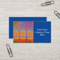 Stunning Modern Art Woodland Forest Business Card | Zazzle