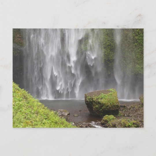 Stunning Oregon Waterfall Postcard | Zazzle.com