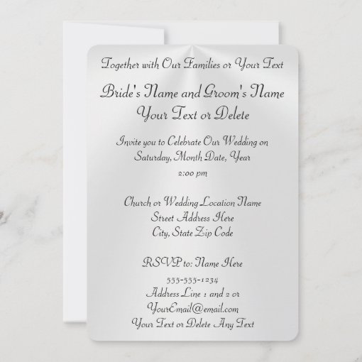 Stunning Personalized Diamond Wedding Invitations | Zazzle