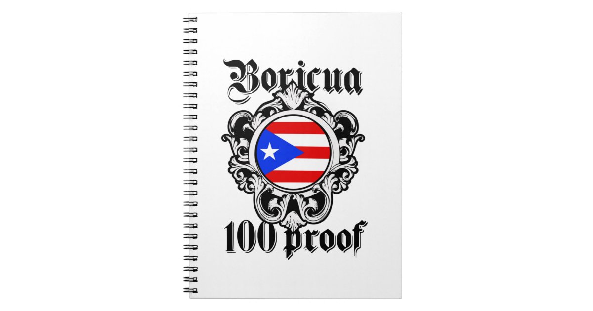 Stunning Puerto Rico Boricua Taino Vintage Logo Notebook | Zazzle