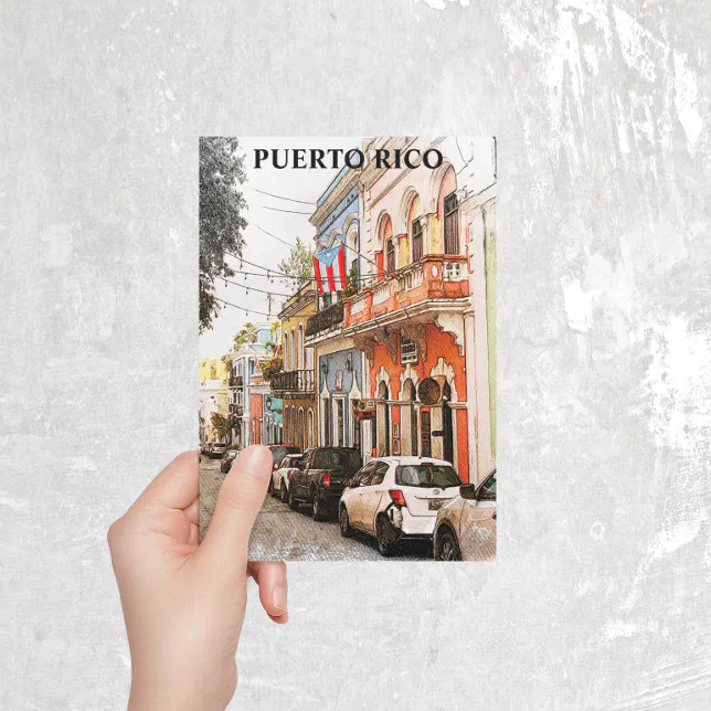 Stunning Puerto Rico Vintage Travel Postcard | Zazzle