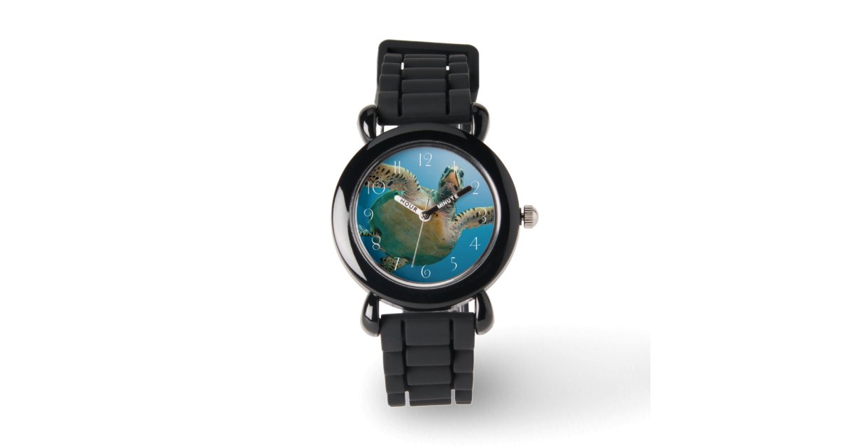 Stunning sea turtle watch | Zazzle