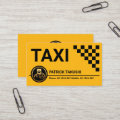 Stunning Taxi Check Boxes Cab Driver Business Card | Zazzle