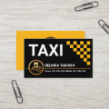 Stunning Taxi Check Boxes Cab Driving Business Card | Zazzle