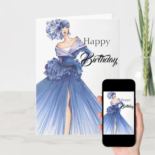 Stunningly Dramatic Birthday Card! Card | Zazzle