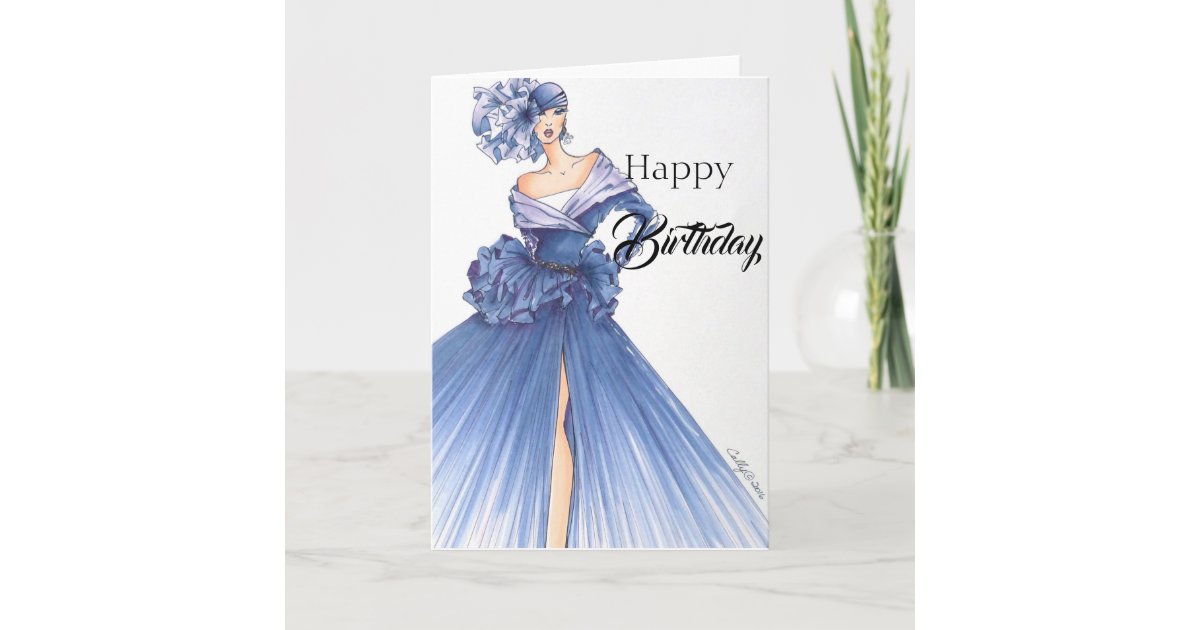 Stunningly Dramatic Birthday Card! Card | Zazzle