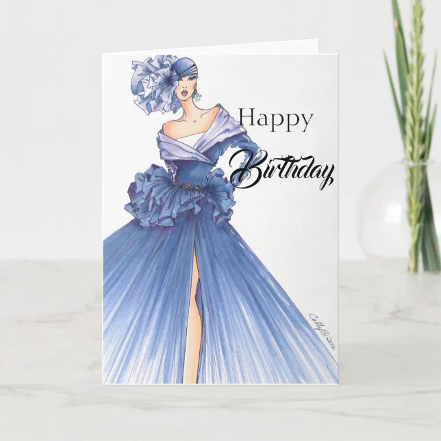 Stunningly Dramatic Birthday Card! Card | Zazzle