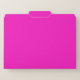 Stunningly Vivacious Pink Color File Folder | Zazzle