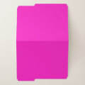 Stunningly Vivacious Pink Color File Folder | Zazzle