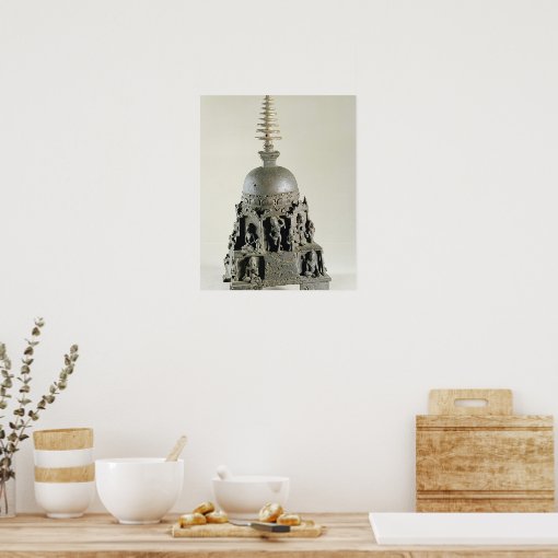 Stupa, Pala, Nalanda, Bihar (bronze) Poster | Zazzle