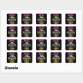 Stupid People Are Like Glow Sticks Square Sticker | Zazzle