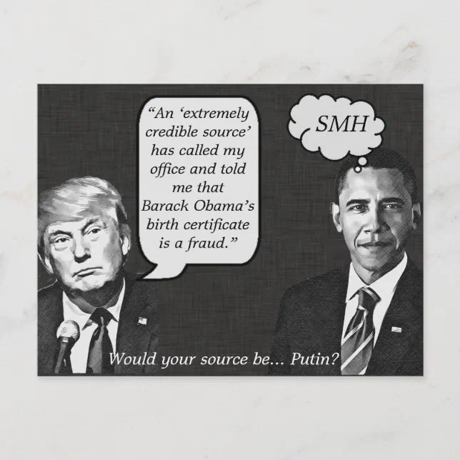 Stupid Things Donald Trump Said Postcards | Zazzle