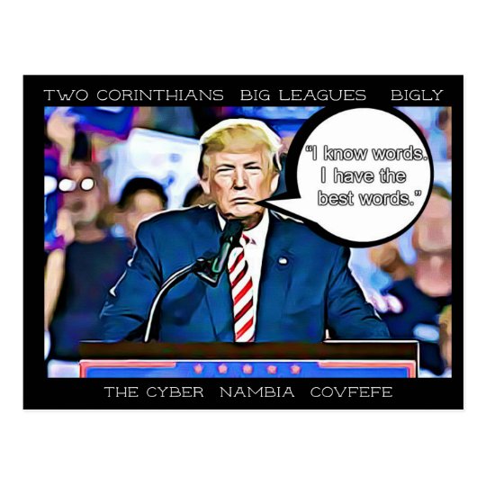 Stupid Things Trump has said Postcard Souvenir | Zazzle.com