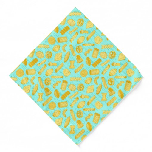 StyIish Italian Restaurant Chef Pasta Pattern Bandana | Zazzle