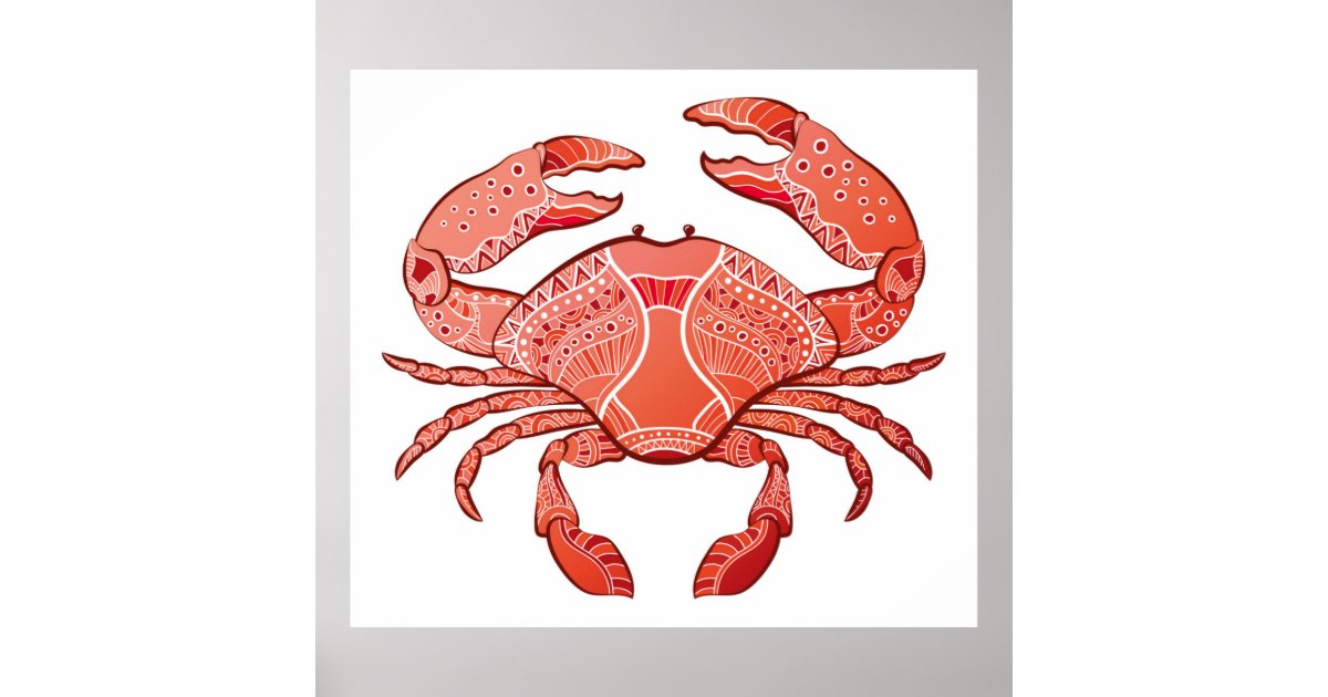Style Crab Poster | Zazzle