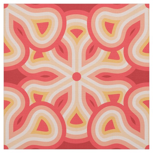 stylish 70s 60s retro mod fabric | Zazzle